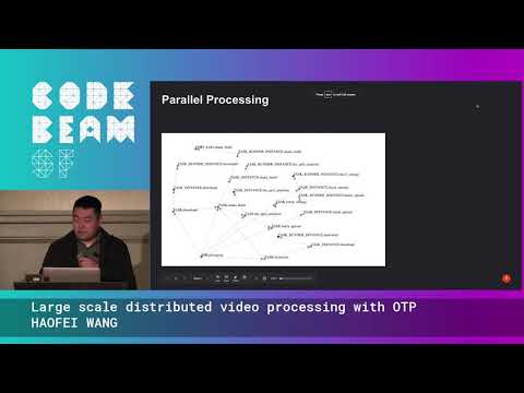 Large scale distributed video processing with OTP