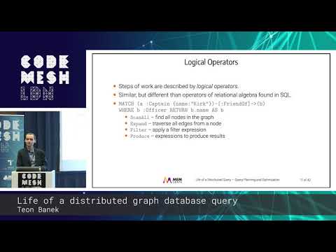 Life of a distributed graph database query